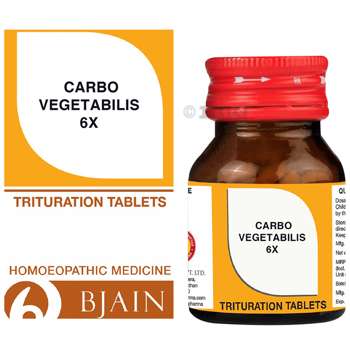 Bjain Carbo Vegetabilis Trituration Tablet 6X: Buy bottle of 25.0 gm ...
