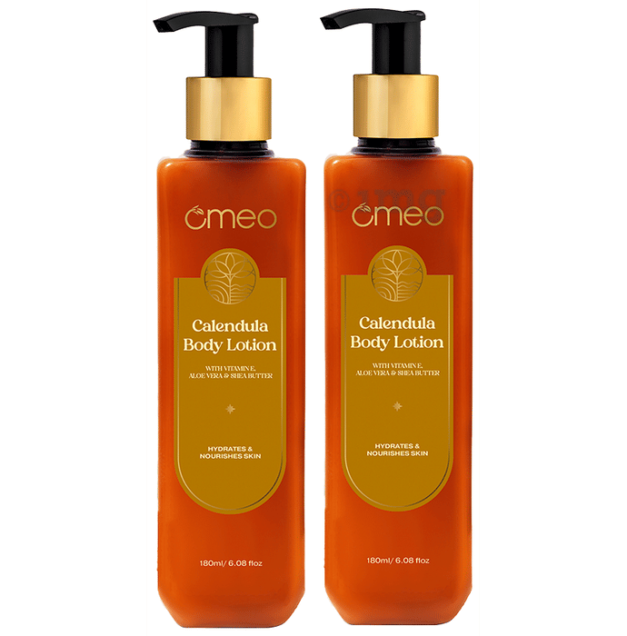 Omeo Calendula Body Lotion (180ml Each): Buy combo pack of 2.0 bottles ...