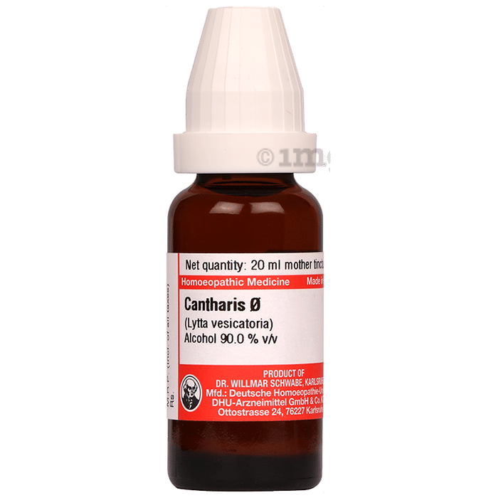Dr Willmar Schwabe Germany Cantharis Mother Tincture Q: Buy bottle of ...
