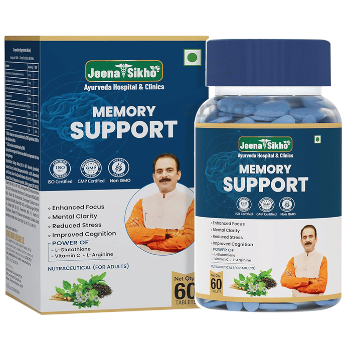 Jeena Sikho Memory Support Tablet for Adults (60 Each): Buy box of 1.0 ...