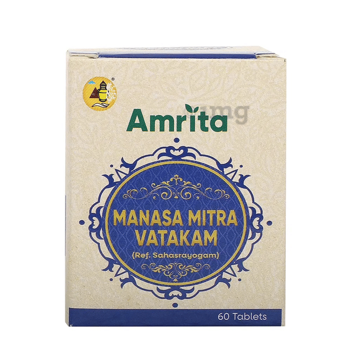 Amrita Manasa Mitra Vatakam Tablet: Buy bottle of 60 tablets at best price in India | 1mg