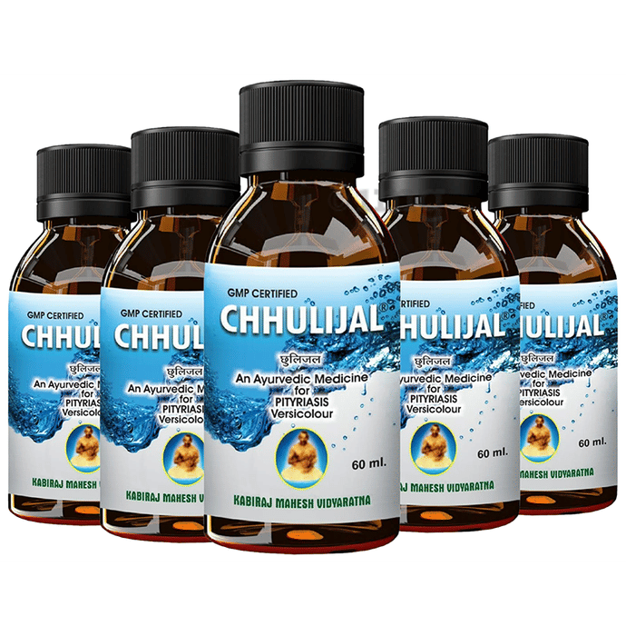 Chhulijal An Ayurvedic Medicine for Pityriasis Veriscolour (60ml Each ...