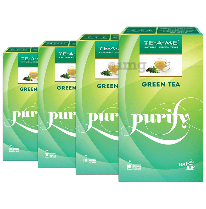 TE-A-ME Green Tea Bags (100 Each): Buy combo pack of 4.0 Packs at best ...