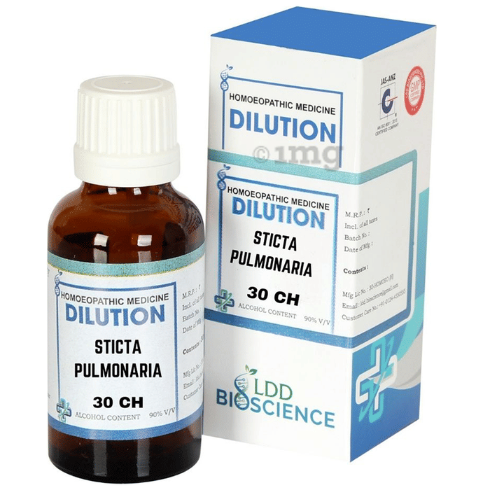 LDD Bioscience Sticta Pulmonaria Dilution 30 CH: Buy bottle of 30.0 ml ...
