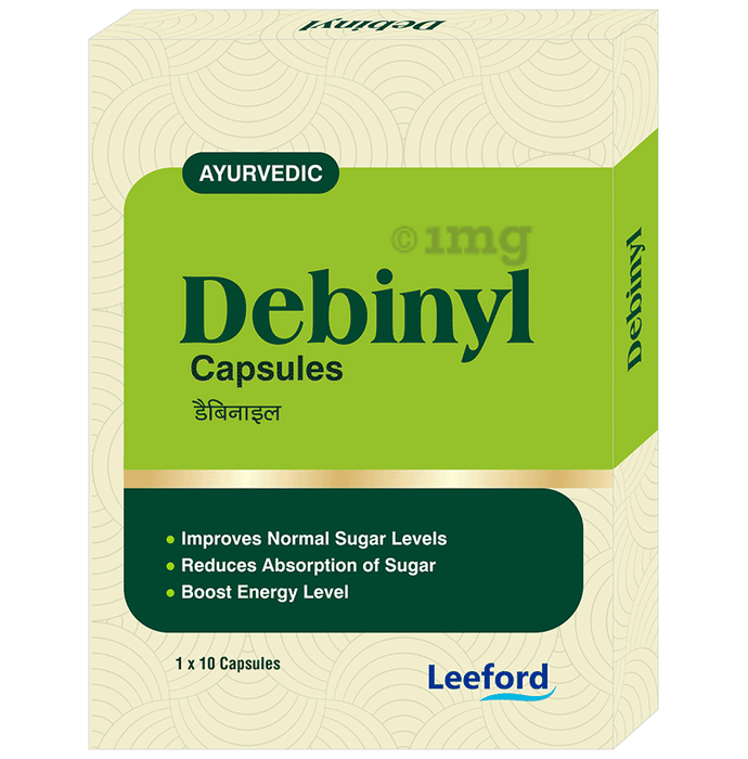 Debinyl Capsule: Buy strip of 10.0 capsules at 𝗯𝗲𝘀𝘁 𝗽𝗿𝗶𝗰𝗲 in India | 1mg