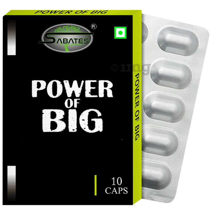 Sabates Power of Big Male Performance Capsule: Buy strip of 10.0 ...