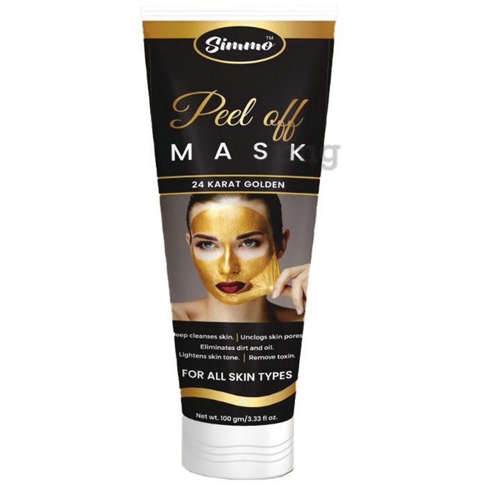 Simmo Peel Off Mask: Buy tube of 100.0 gm Mask at best price in India | 1mg