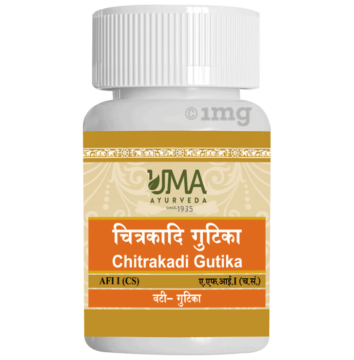 Uma Ayurveda Chitrakadi Gutika Tablet: Buy bottle of 80.0 tablets at ...