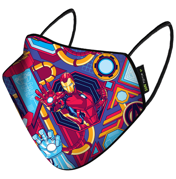 Airific Marvel Ironman Grid Face Mask Large: Buy box of 1.0 Mask at ...