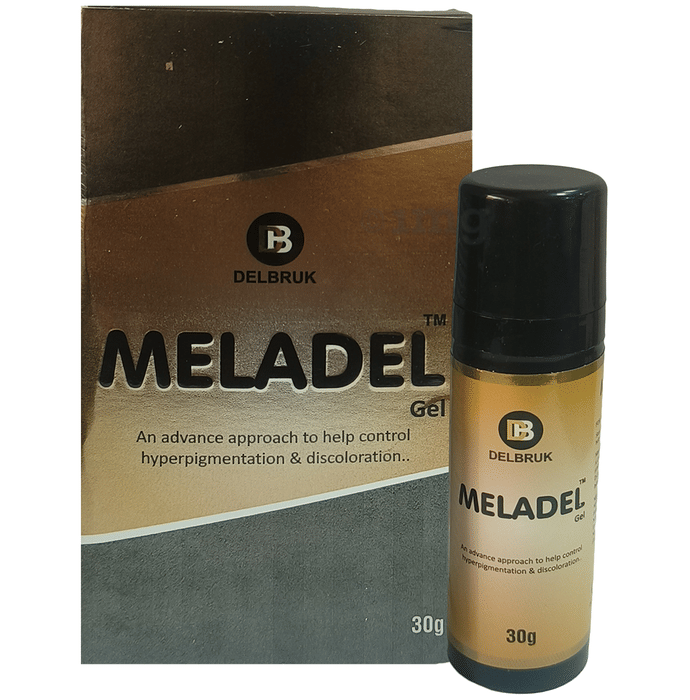 Meladel Gel: Buy pump bottle of 30.0 gm Gel at best price in India | 1mg