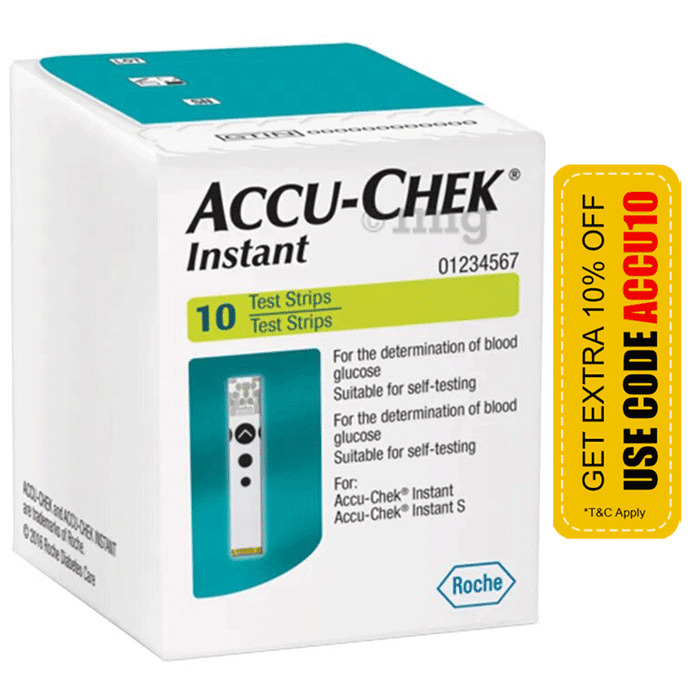 Accu-Chek Instant Test Strip ( Only Strip): Buy box of 10.0 Test Strips ...