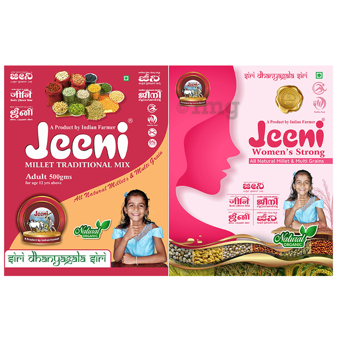 Jeeni Combo Pack of Millet Traditional Mix and Women"s Strong All ...