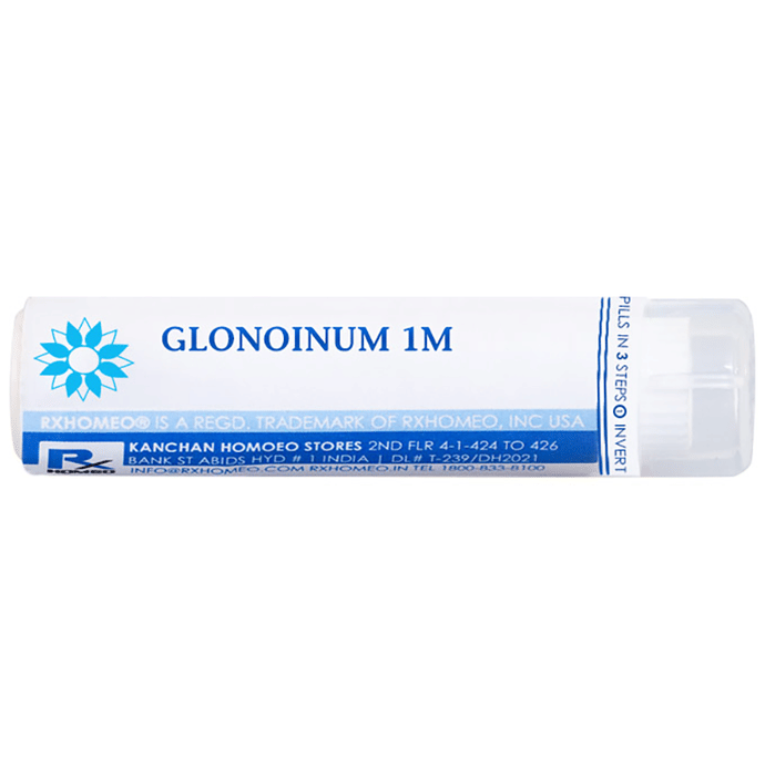 Rxhomeo Glonoinum 1M Pellets: Buy bottle of 250.0 pellets at best price ...