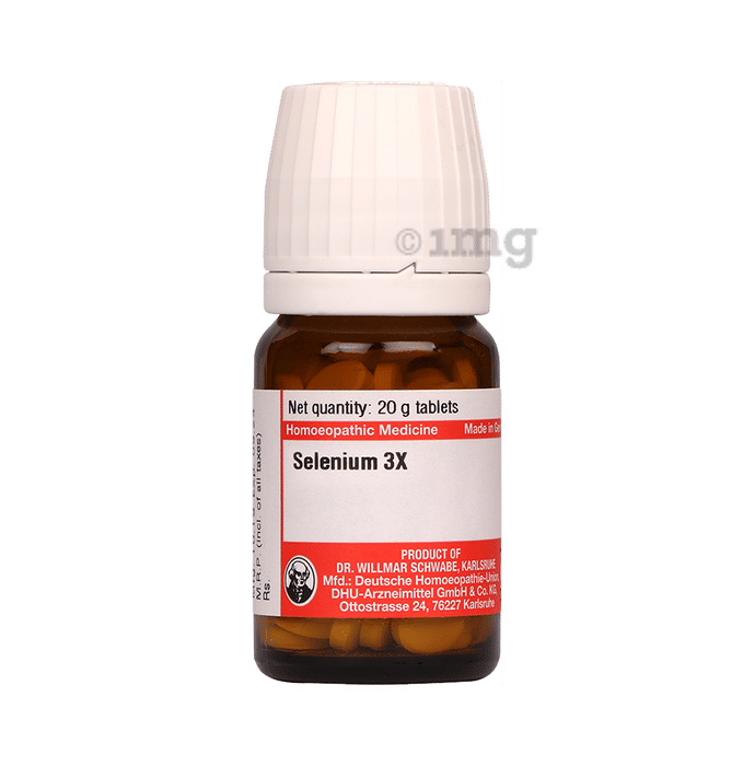Dr Willmar Schwabe Germany Selenium Tablet 3X: Buy bottle of 20 gm ...