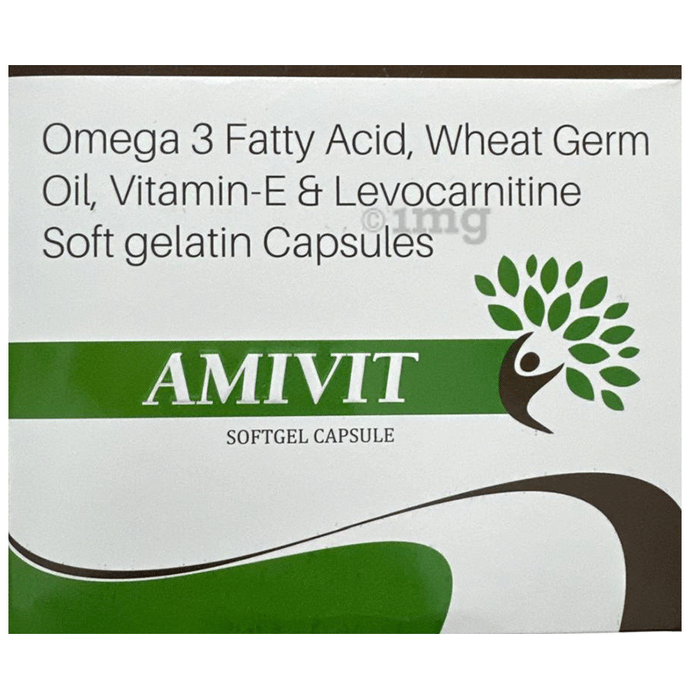 Amivit Softgel Capsule: Buy strip of 10.0 soft gelatin capsules at 𝗯𝗲𝘀𝘁 ...