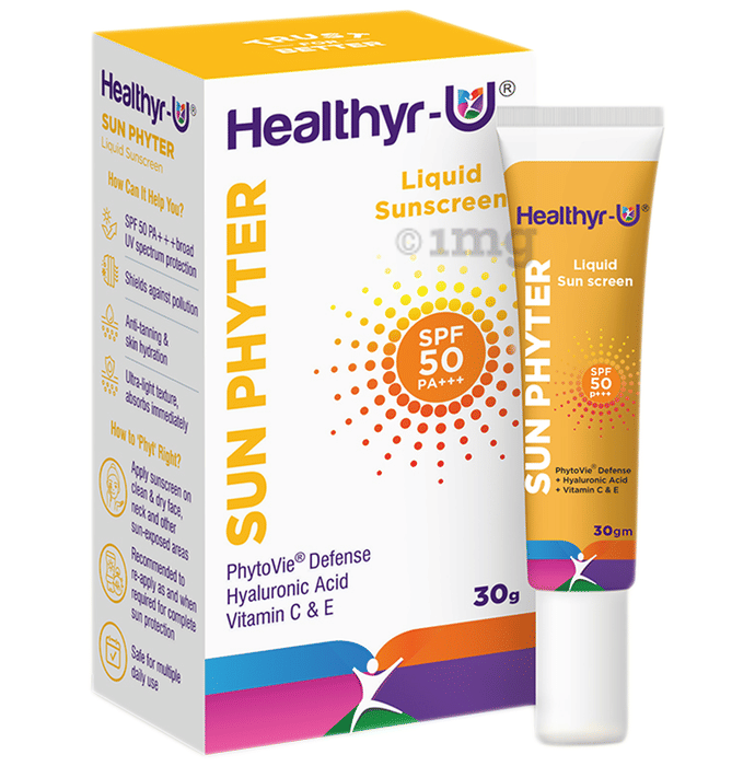 Healthyr-U Sun Phyter Liquid Sunscreen SPF 50 PA+++: Buy tube of 30.0 ...