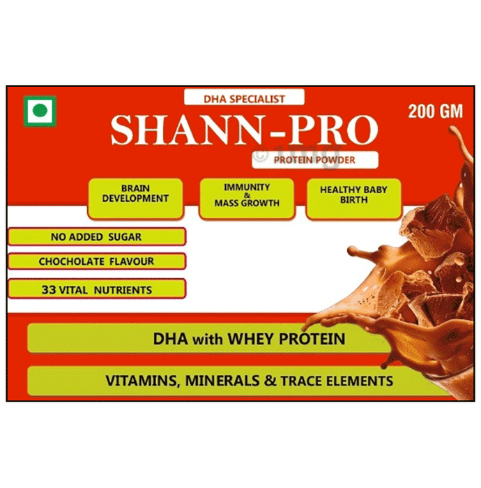 Shann-Pro Powder Chocolate: Buy jar of 200.0 gm Powder at best price in ...
