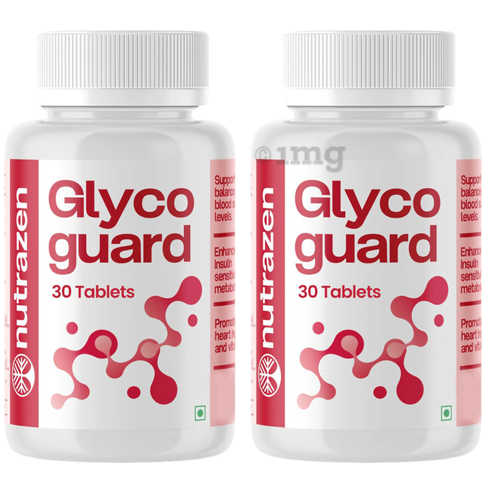 Nutrazen Glycoguard Tablet (30 Each): Buy combo pack of 2.0 bottles at ...