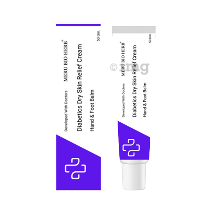 Meru Bio Herb Diabetics Dry Skin Relief Cream: Buy tube of 50 gm Cream ...