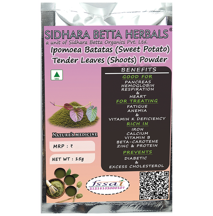 Sidhara Betta Herbals Ipomoea Batatas Powder: Buy packet of 15.0 gm ...