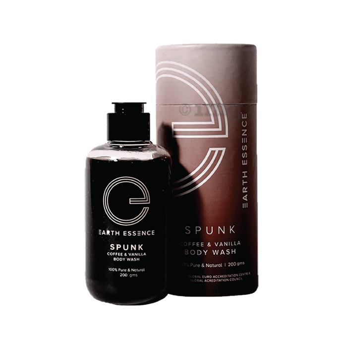Earth Essence Spunk Coffee & Vanilla Body Wash: Buy pump bottle of 200 ...