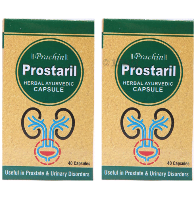 Prachin Prostaril Capsule (40 Each): Buy combo pack of 2.0 bottles at ...