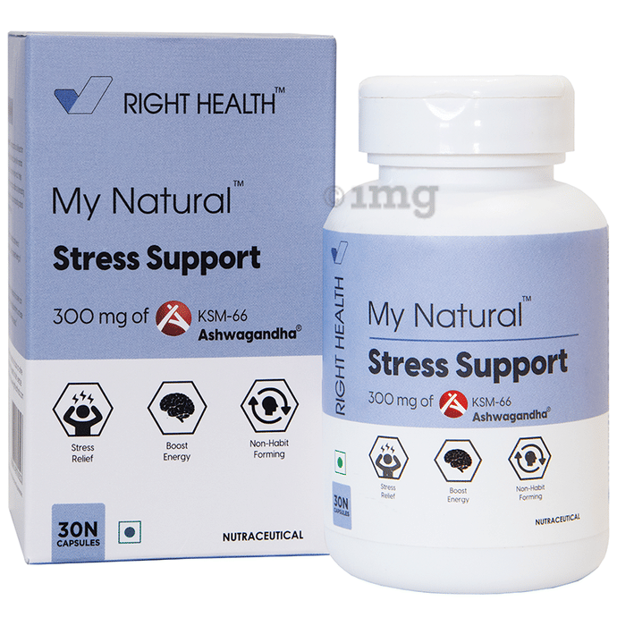 My Natural Stress Support Capsule: Buy bottle of 30 capsules at best ...