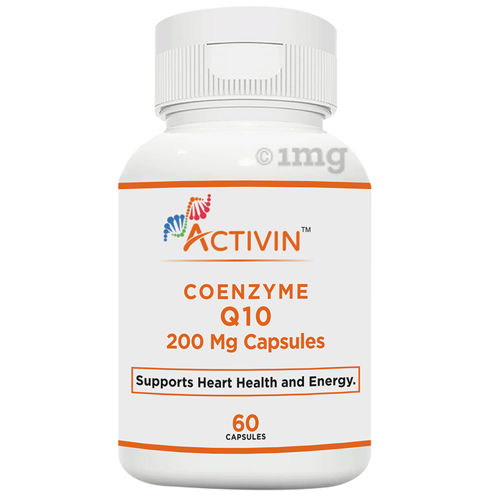 Activin Coenzyme Q10 200mg Capsule: Buy bottle of 60.0 capsules at best ...
