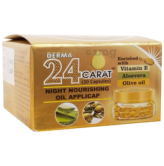Broad Biotech Derma 24 Carat Night Nourishing Oil Applicap: Buy jar of ...