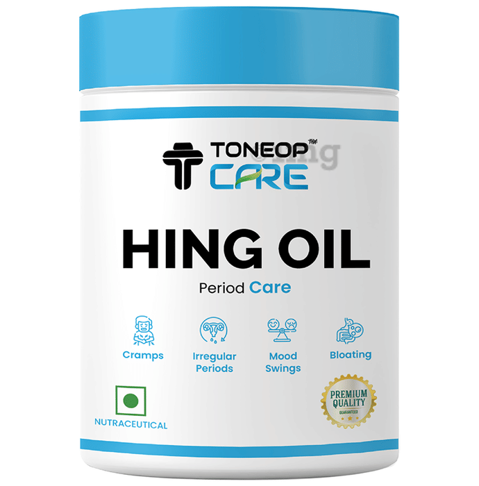 ToneOp Care Hing Oil Capsule: Buy bottle of 30.0 capsules at best price in India | 1mg