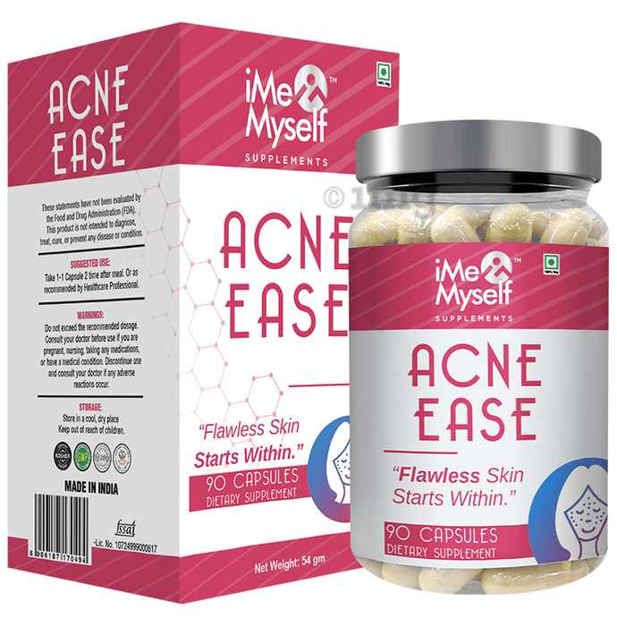 iMeMyself Acne Ease Capsule: Buy bottle of 90.0 capsules at best price in India | 1mg