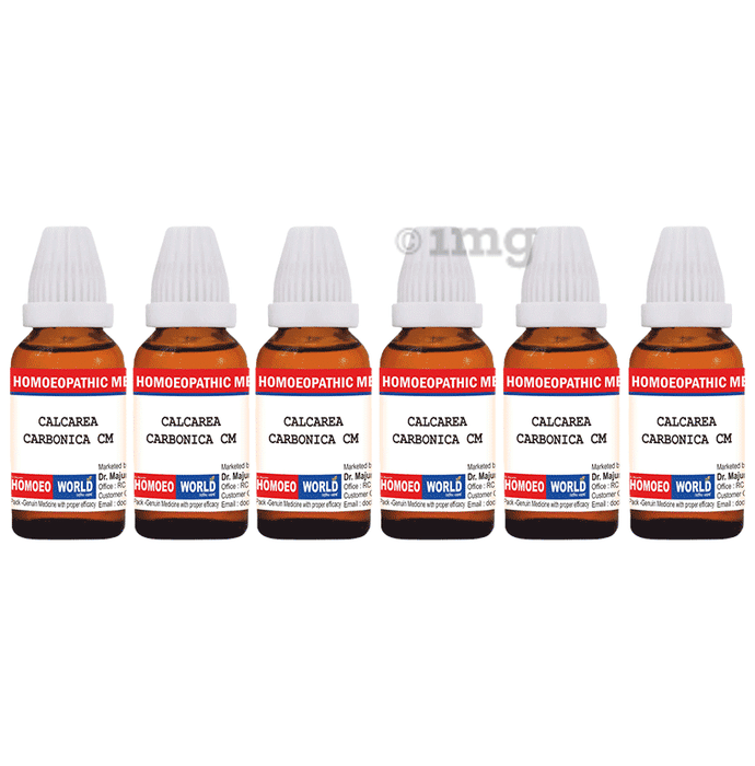 Dr. Majumder Homeo World Calcarea Carbonica Dilution (30ml Each) CM ...