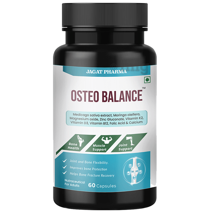 Jagat Pharma Osteo Balance Capsule: Buy bottle of 60.0 capsules at best ...