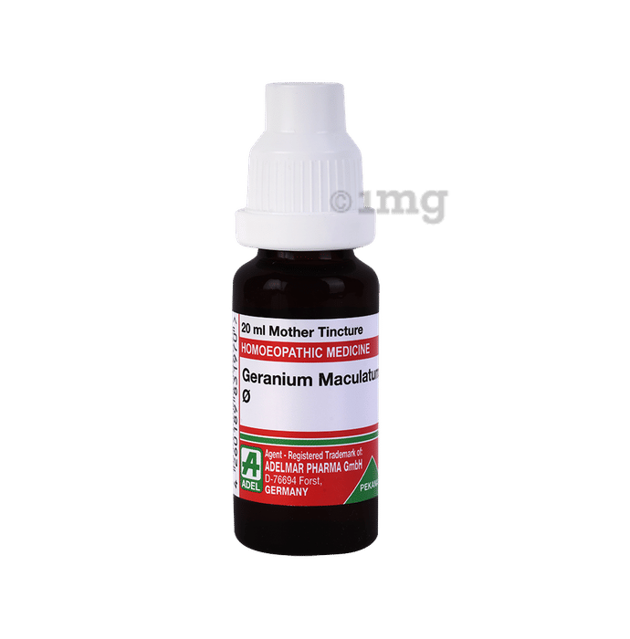ADEL Geranium M Mother Tincture Q: Buy bottle of 20 ml Mother Tincture ...