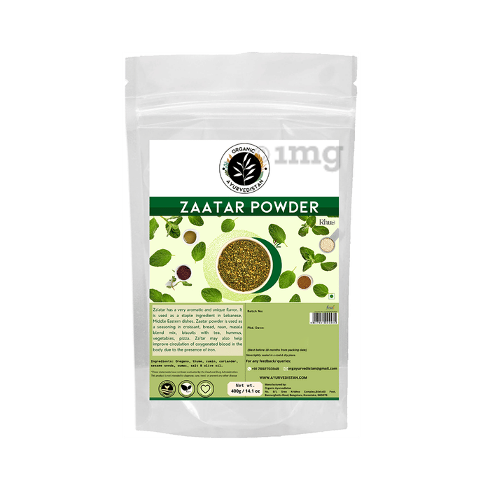 Organic Ayurvedistan Zaatar Powder: Buy packet of 400 gm Powder at best ...