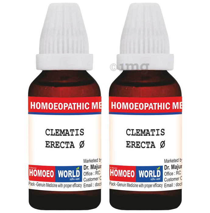 Dr. Majumder Homeo World Clematis Erecta Mother Tincture (30ml Each) Q ...