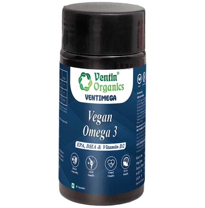 Ventin Organics Ventimega Vegan Omega 3 Capsule: Buy jar of 30.0 ...