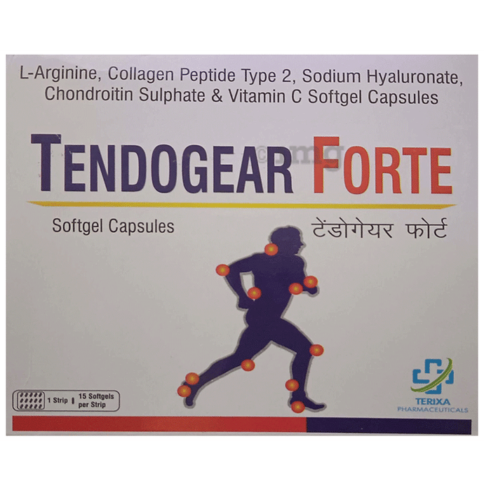 Tendogear Forte Softgel Capsule: Buy strip of 15.0 soft gelatin ...