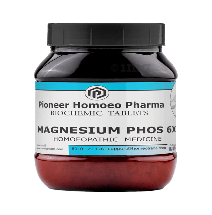 Pioneer Pharma Magnesium Phos 6X Biochemic Tablet: Buy bottle of 450 gm ...