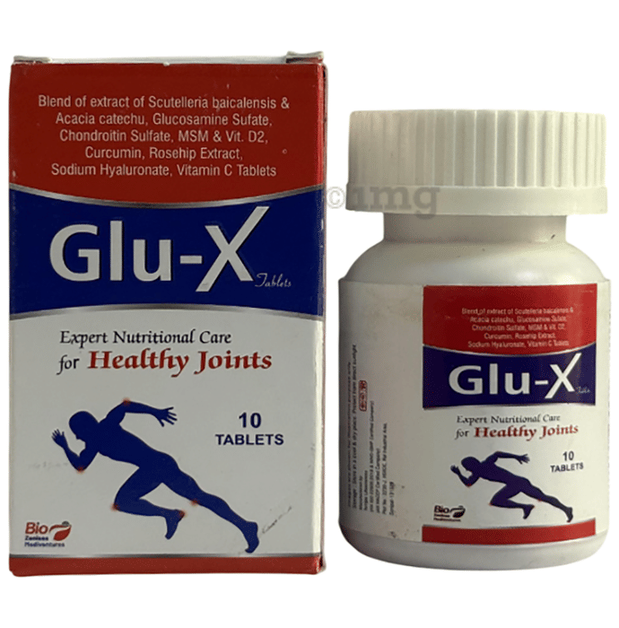 Glu-X Tablet: Buy bottle of 10.0 tablets at best price in India | 1mg