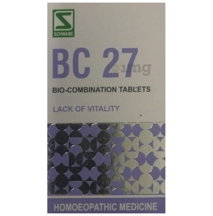 Dr Willmar Schwabe India Bio-Combination 27 (BC 27) Tablet: Buy bottle ...