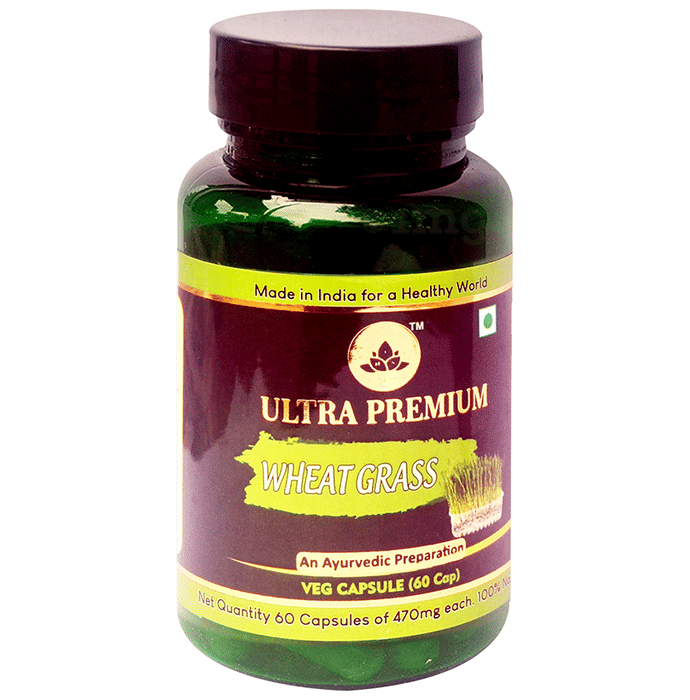 IHS Ultra Premium Wheatgrass Veg Capsule: Buy bottle of 60.0 vegicaps ...