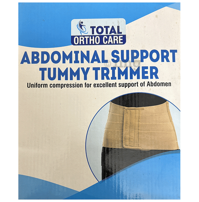 Total Ortho Care Abdominal Support Tummy Trimmer Grey Large: Buy box of ...