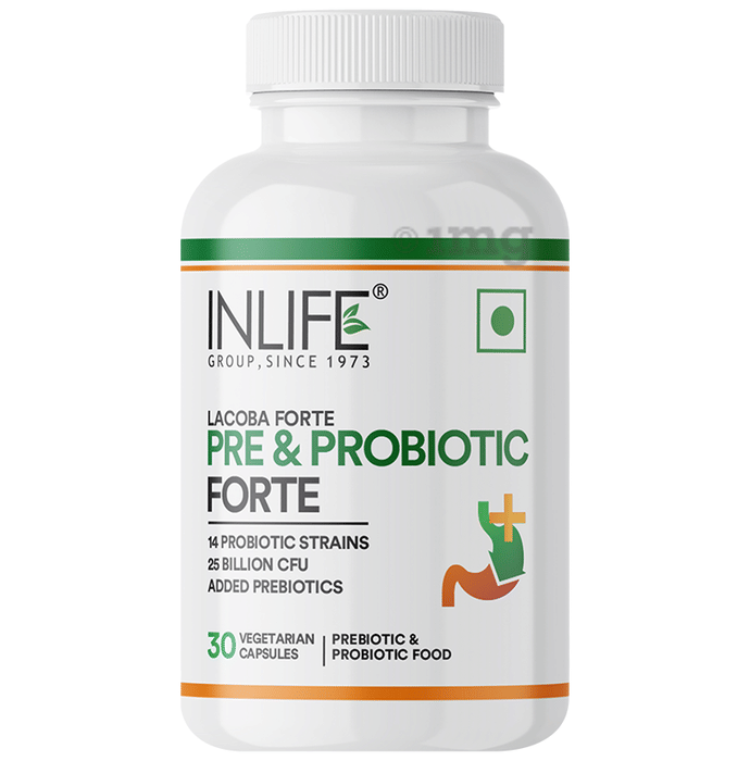 Inlife Pre & Probiotic Forte Vegetarian Capsule: Buy bottle of 30.0 ...