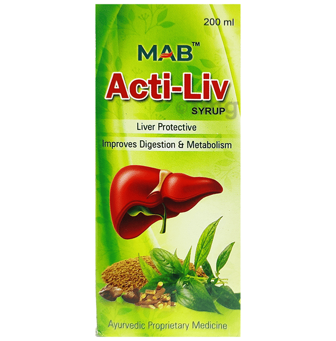 MAB Acti-Liv Syrup: Buy bottle of 200.0 ml Syrup at best price in India ...