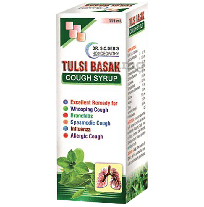 Dr. S.C.Deb's Tulsi Basak Cough Syrup: Buy bottle of 115.0 ml Syrup at ...