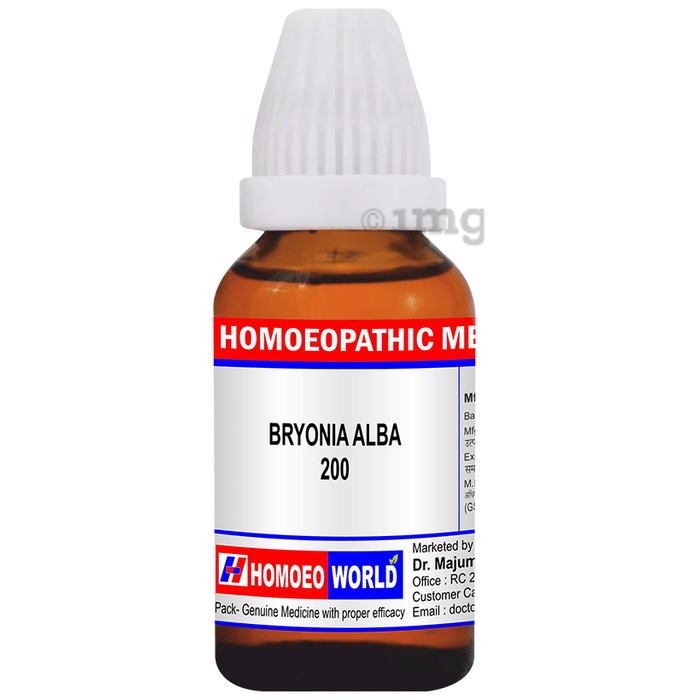 Dr. Majumder Homeo World Bryonia Alba Dilution 200 (30ml Each): Buy ...