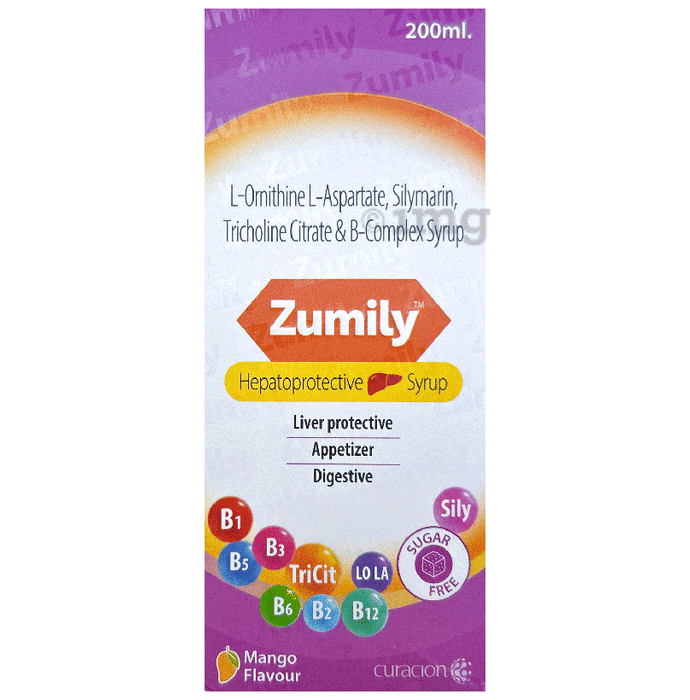 Zumily Hepatoprotective Syrup Mango: Buy bottle of 200.0 ml Syrup at ...
