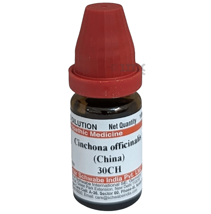 Dr Willmar Schwabe India Cinchona Officinalis (China) Dilution 30 CH ...
