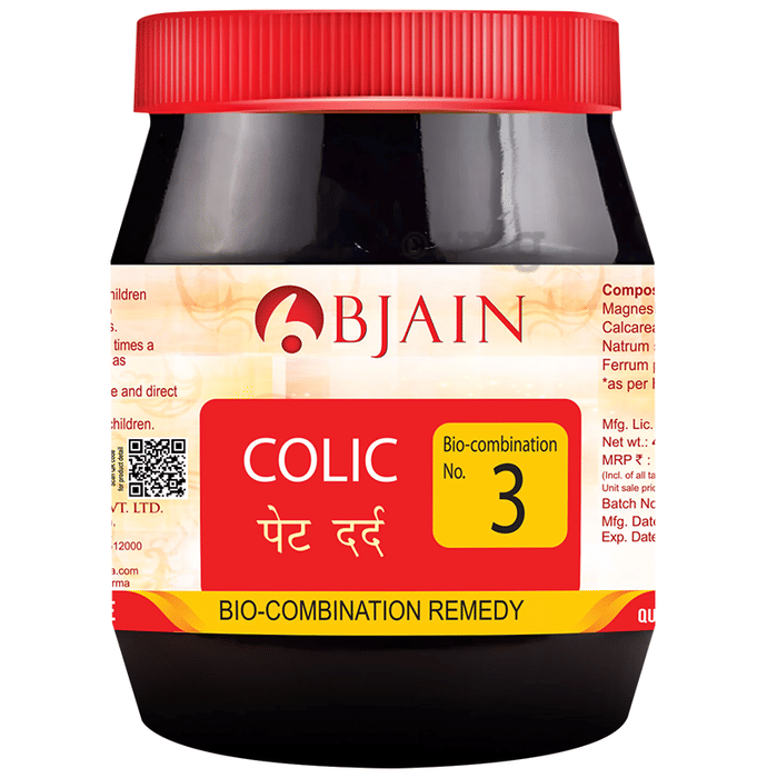 Bjain Bio-Combination No.03 (Colic) Tablet: Buy bottle of 450.0 gm ...
